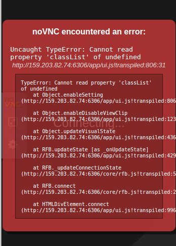 noVNC sometimes gives error in iframe · Issue #845 · novnc/noVNC · GitHub