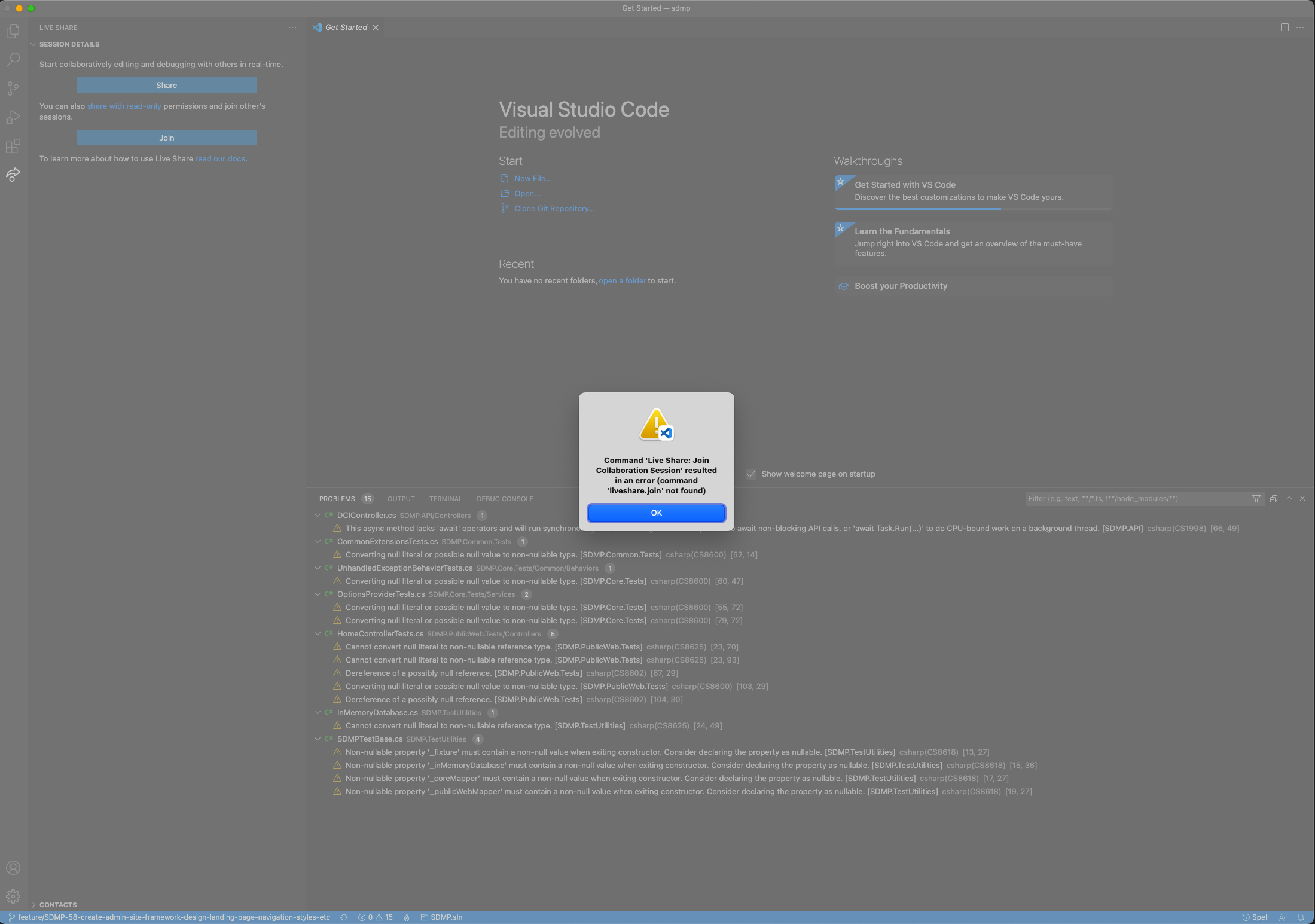 LiveShare DOA MBP 2021 · Issue #139936 · microsoft/vscode · GitHub