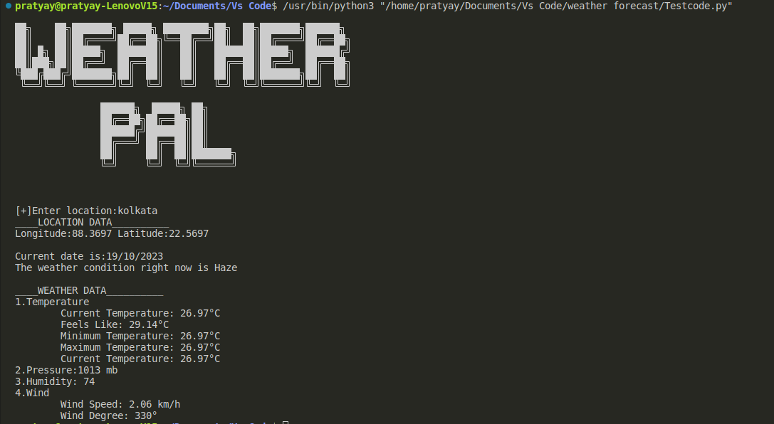 GitHub - Pratyay-ops/Weather-Forecast: A Simple weather forecast project. Made with desire to ...