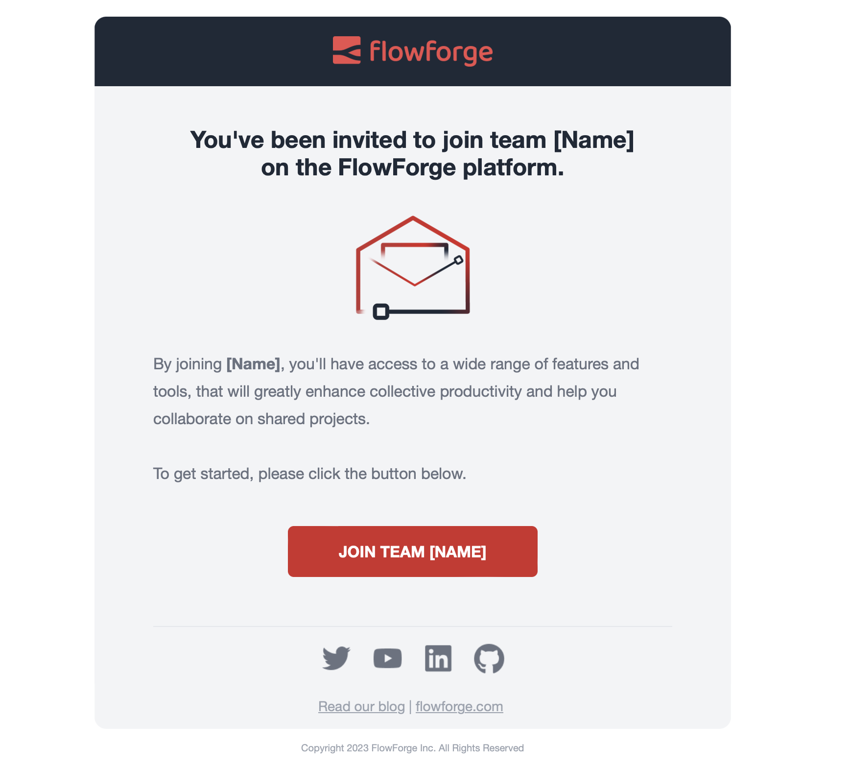 Iterate On Youve Been Invited To Flowforge Email · Issue 1967 · Flowfuseflowfuse · Github 