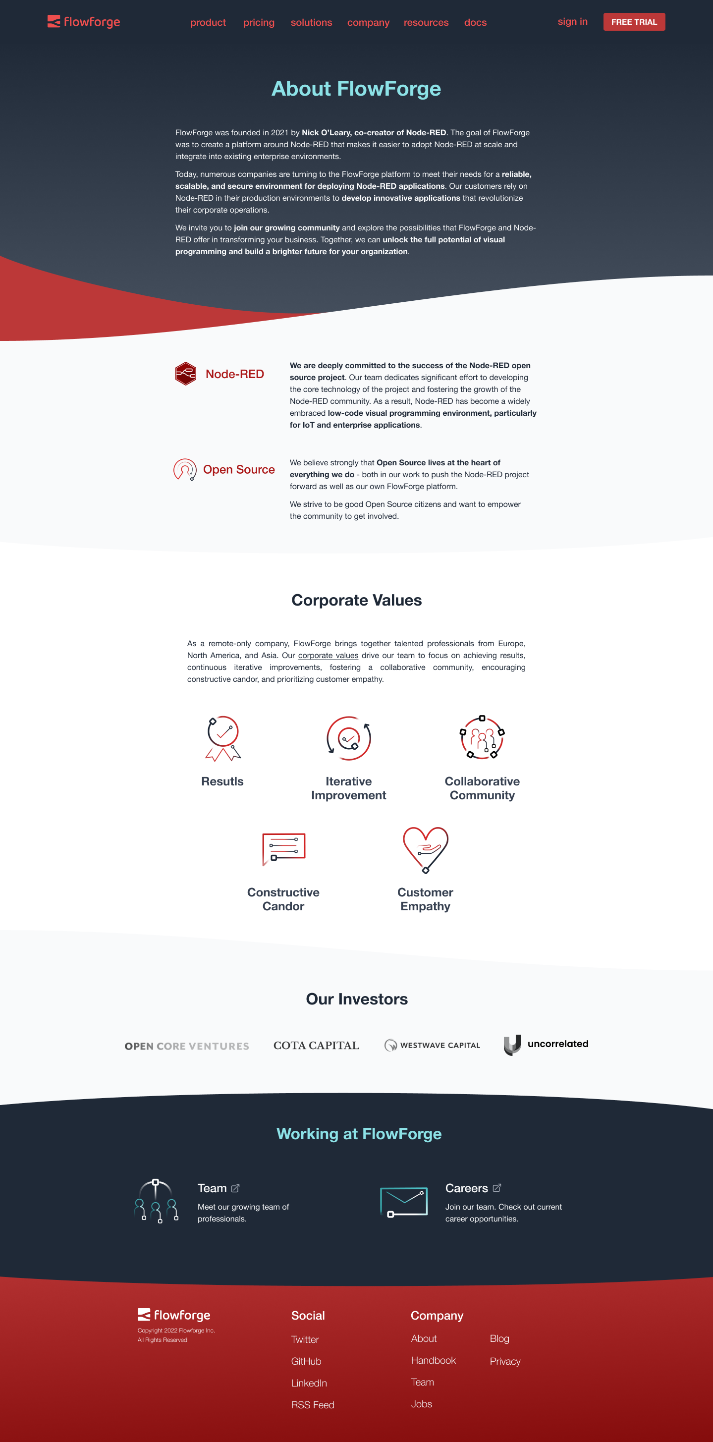 Update About FlowForge page · Issue #798 · FlowFuse/website · GitHub