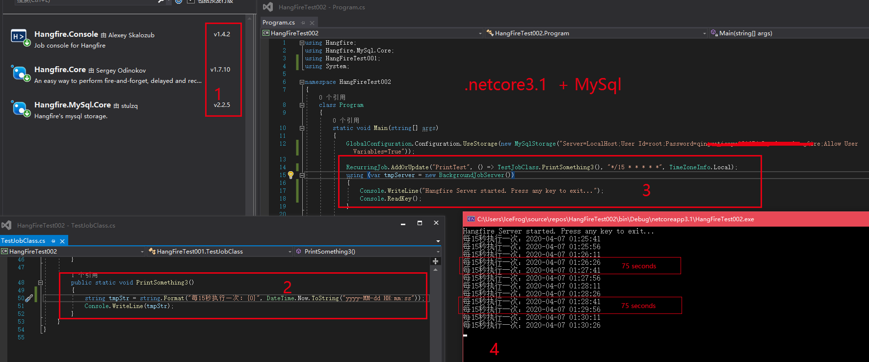 The Method RecurringJob.AddOrUpdate isn't running at actual intervals · Issue #1640 · HangfireIO ...