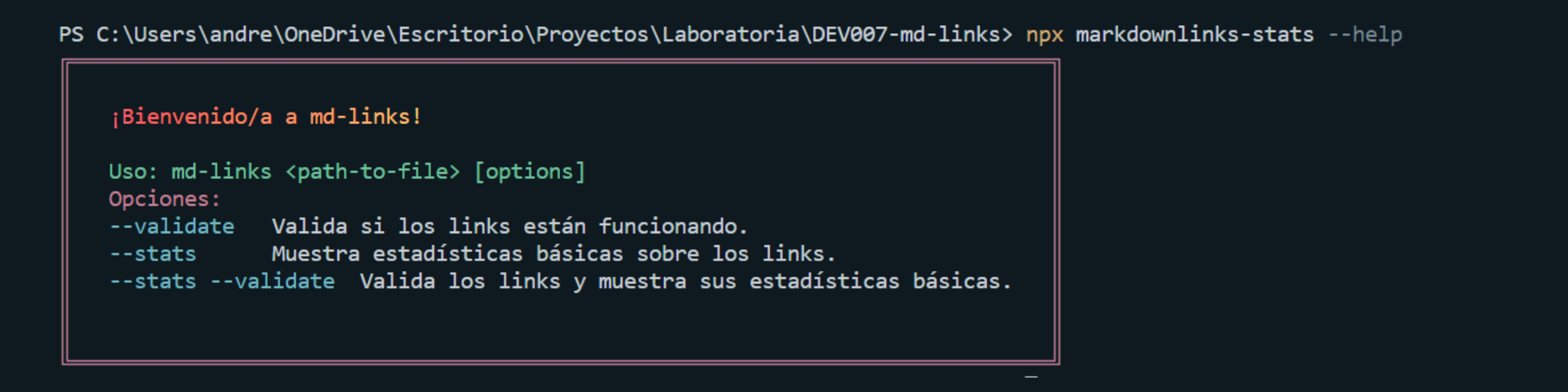 Github Paolandredev007 Md Links Markdown Links Validator Is A Cli Tool And Javascript