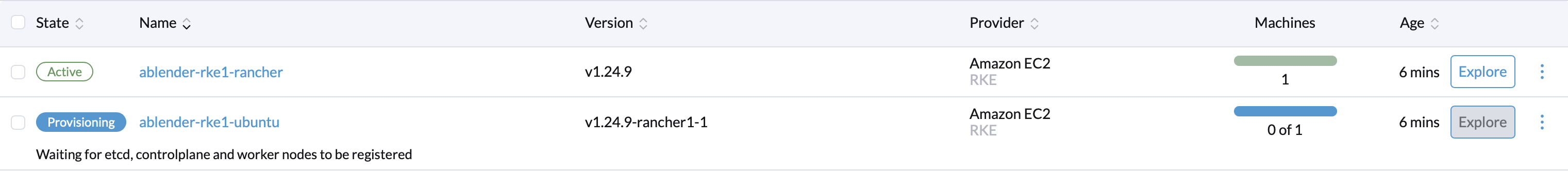 RKE1 Amazon EC2 clusters hang in provisioning with default node template ssh user · Issue #40560 ...