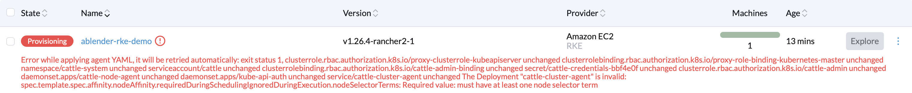 [rke2] removing all `affinity` values for agent customization (fleet or cluster agent) results ...