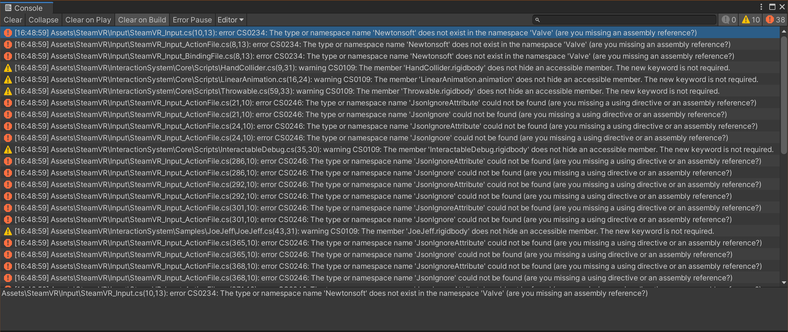 Can't build with v2.7.0b · Issue #879 · ValveSoftware/steamvr_unity_plugin · GitHub