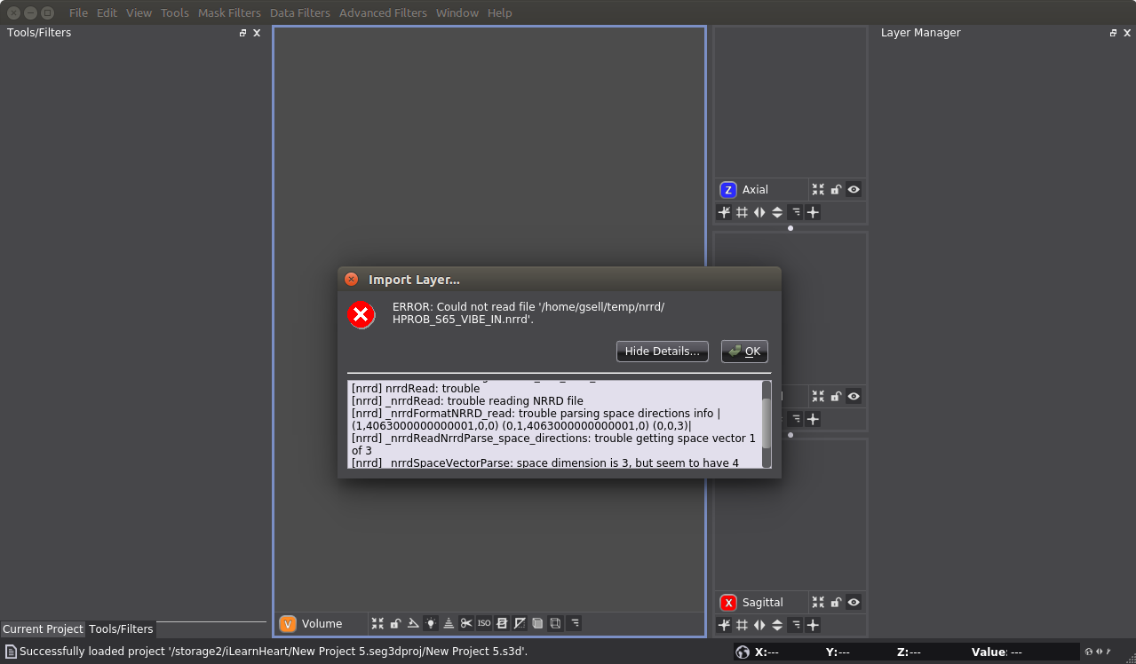 Ubuntu 16: Failure to open and initiate saved project · Issue #236 · SCIInstitute/Seg3D · GitHub