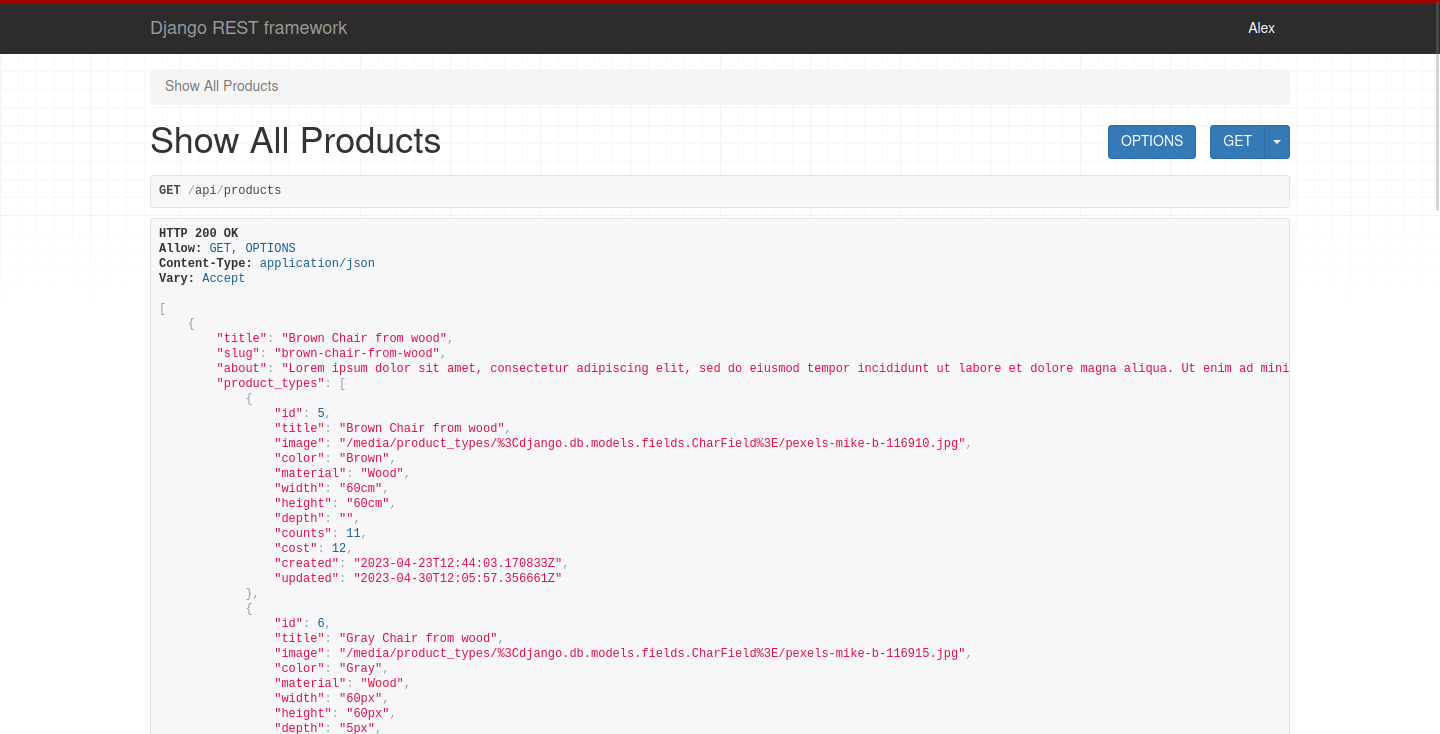 GitHub - audiowide/Ecommerce-Chairs-Shop: django