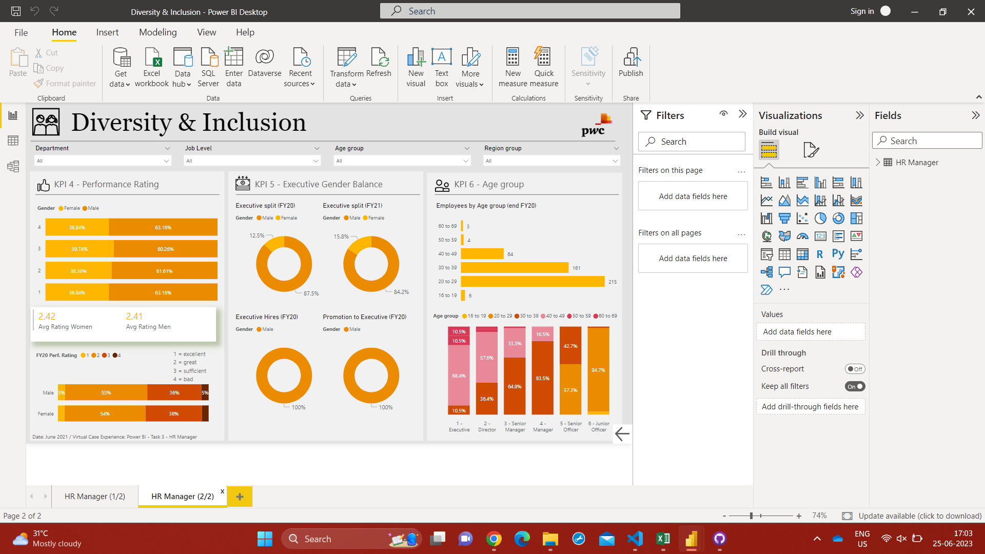 Github Boomslang Maverick Pwc Forage Power Bi Virtual Experience Power Bi Dashboards