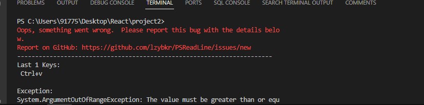 ctrl+v unexpected behavior · Issue #3861 · PowerShell/PSReadLine · GitHub