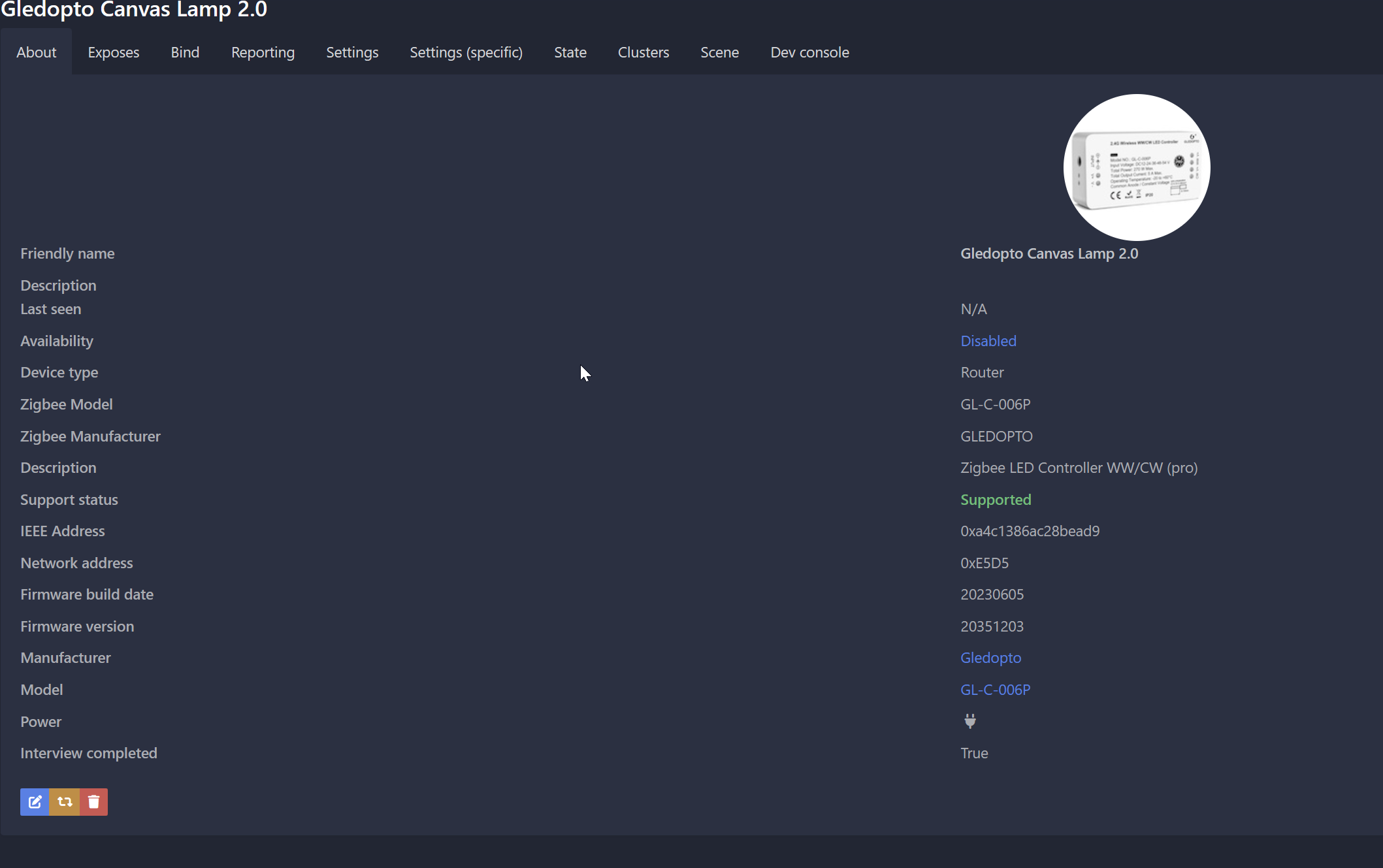 Gledopto Gl C 006p Ota Errors And Frequent Requests · Issue 18997 · Koenkkzigbee2mqtt · Github