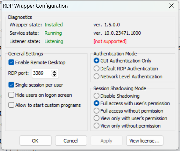 Windows 11 100234711000 Not Supported · Issue 2238 · Stascorprdpwrap · Github 