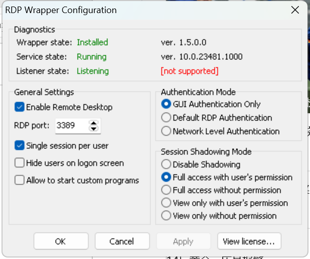 Windows 11 10 0 23481 1000 Not Supported · Issue 2248 · Stascorp Rdpwrap · Github