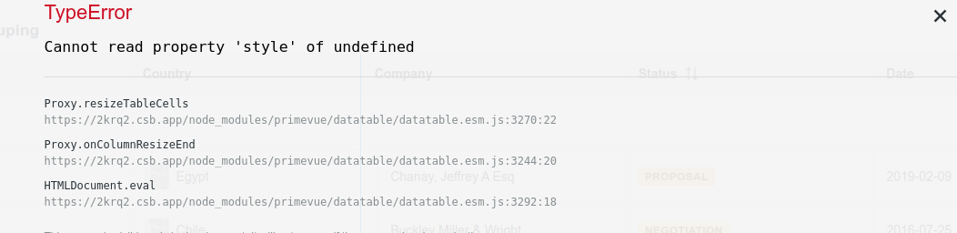 DataTable row group and resizable column not working together · Issue ...