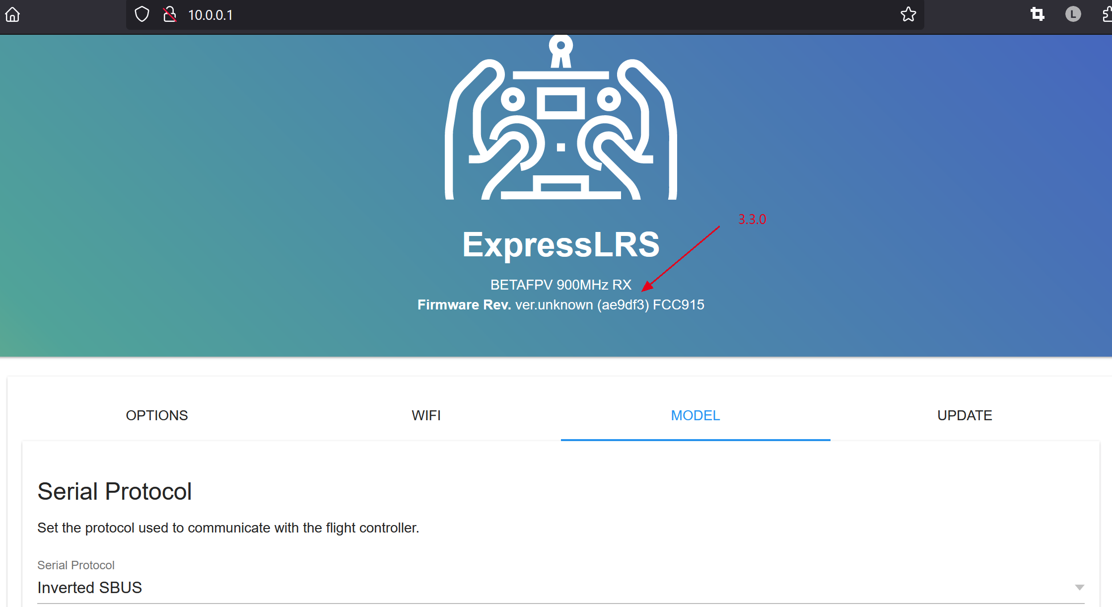 Does ELRS 3.3.0 supoort SBUS inverted? · ExpressLRS ExpressLRS · Discussion #2462 · GitHub