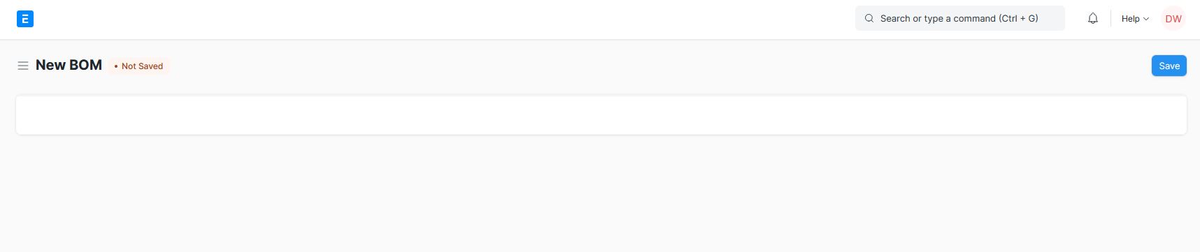 New BOM Does not have any entry fields · Issue #36204 · frappe/erpnext · GitHub