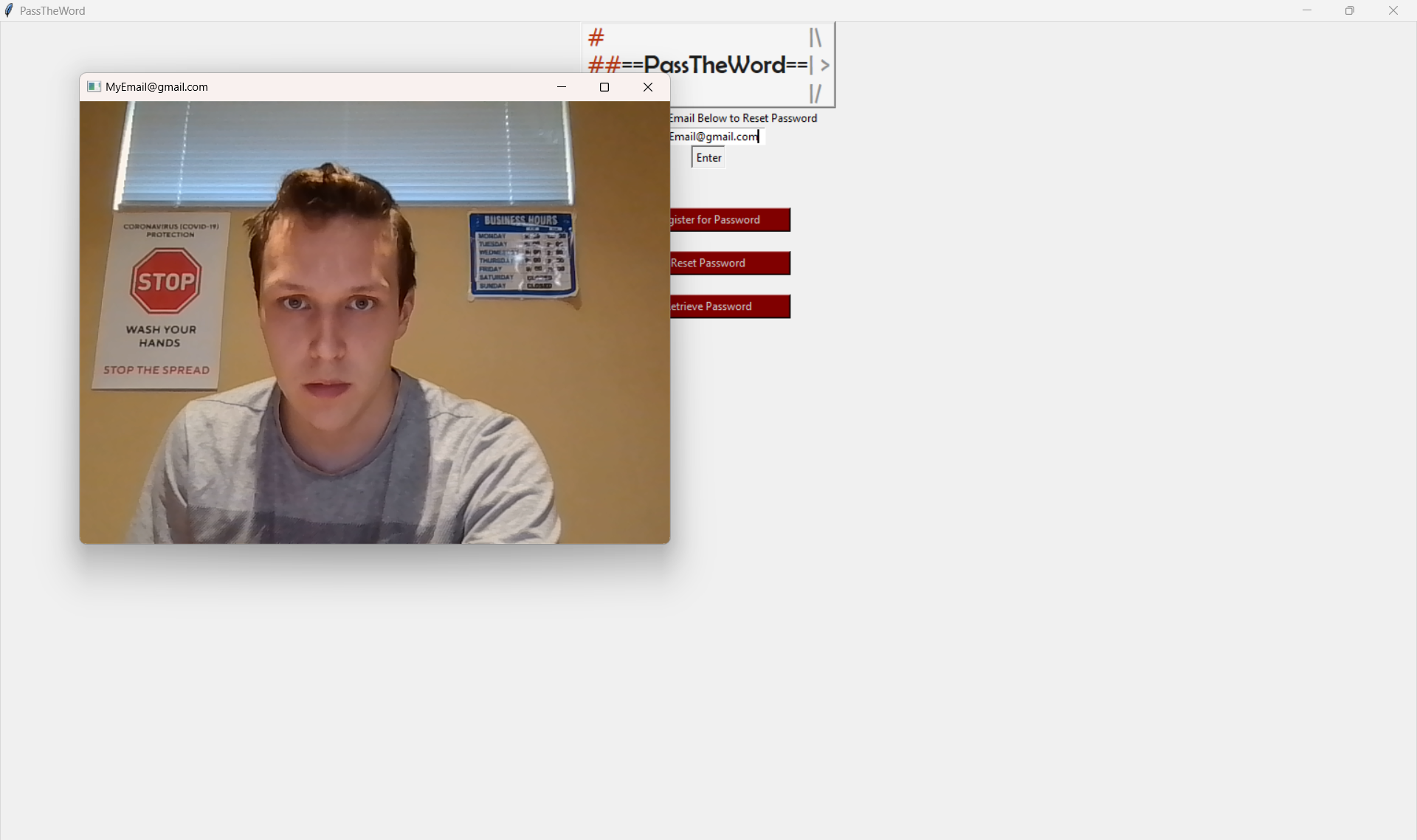 GitHub - Tyson-Shannon/PassTheWord: Password generator and facial recognition verifier