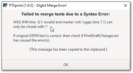 Issue with merging (diglot) texts when special \z... codes are used · Issue #531 · sillsdev ...