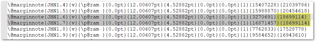marginal verse / note overlap detection · Issue #738 · sillsdev/ptx2pdf · GitHub