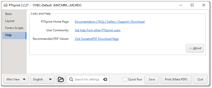 Help | PTXPrint Docs Path link opens app not help · Issue #730 · sillsdev/ptx2pdf · GitHub