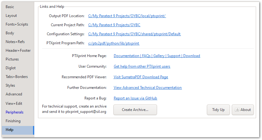 Help | PTXPrint Docs Path link opens app not help · Issue #730 · sillsdev/ptx2pdf · GitHub