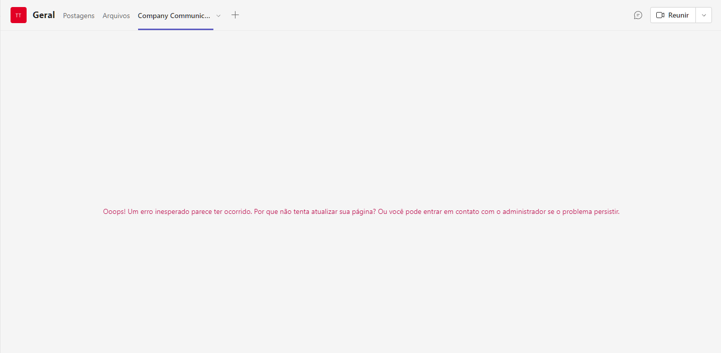 Error viewing, sending and exporting report in Company Communicator ...