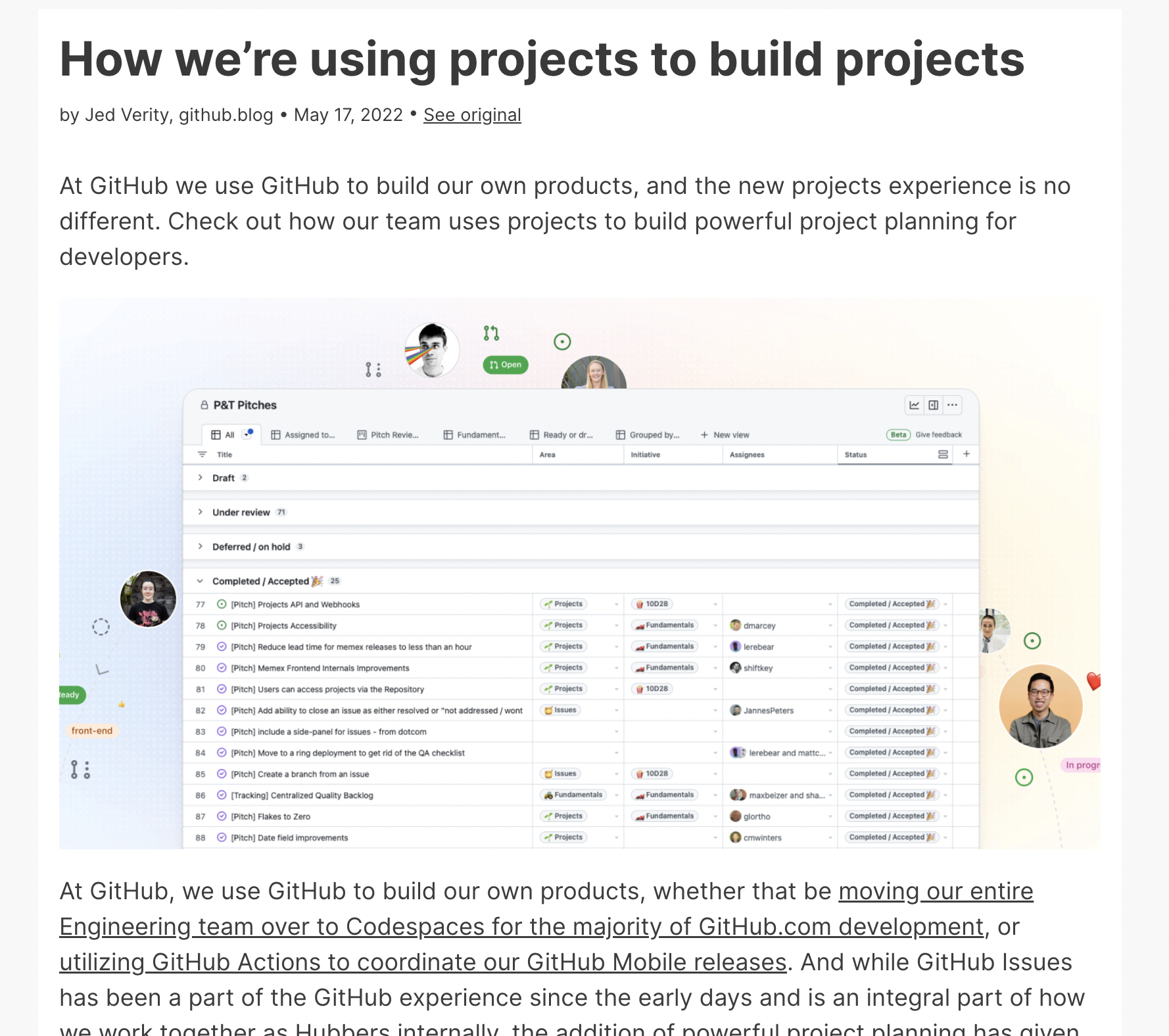 GitHub blog article fails to parse · Issue #647 · omnivore-app/omnivore · GitHub