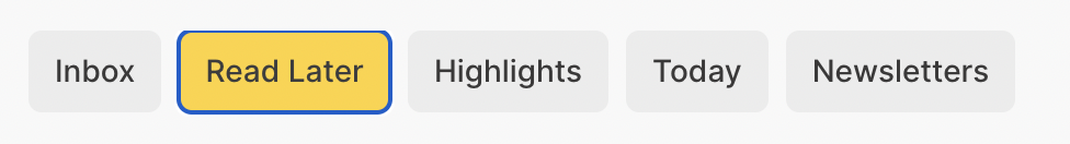 There is a strange border appearing around "Read Later" button when the ...