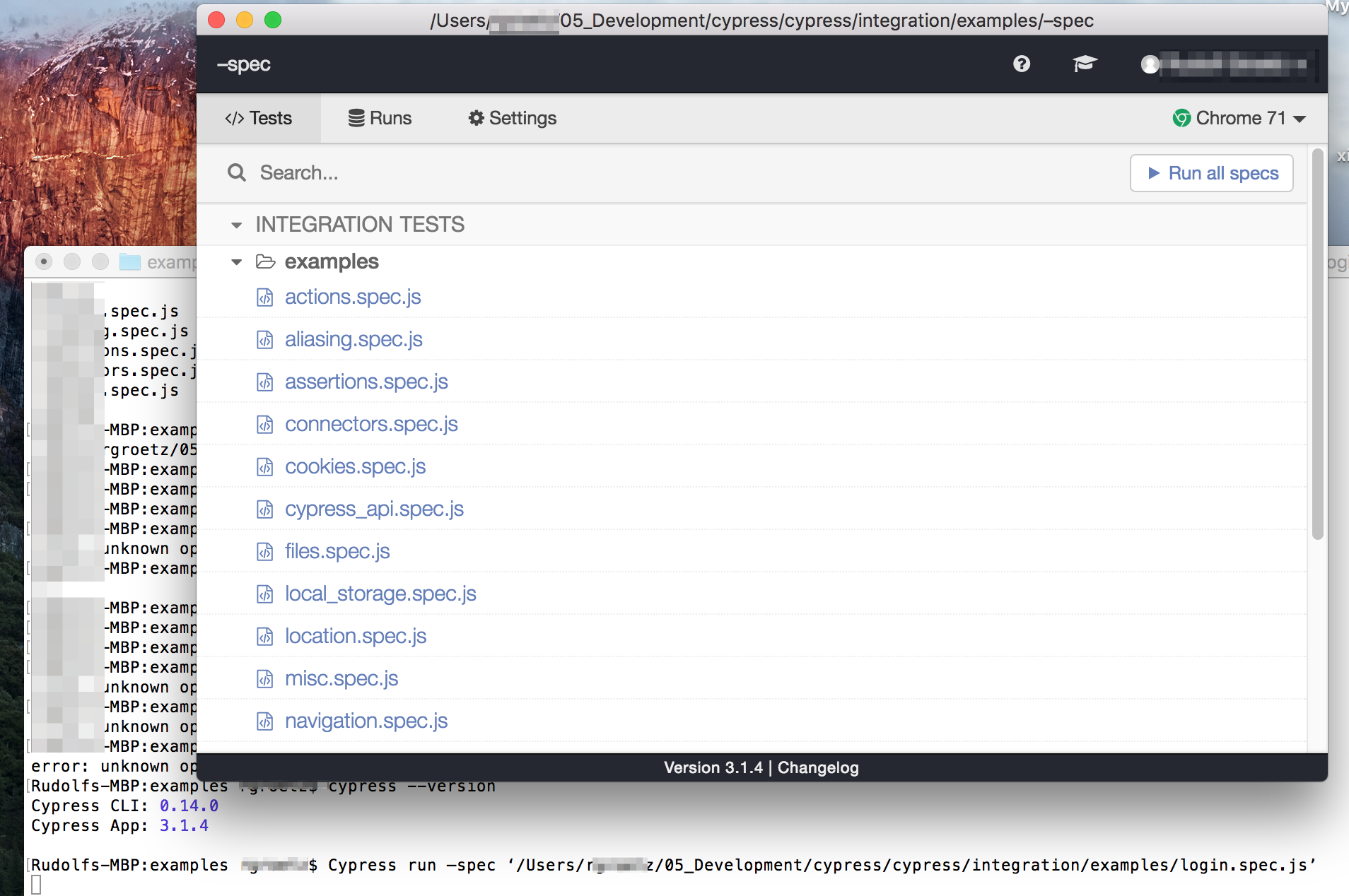 cypress run opens the gui instead of executing the spec · Issue #3240 · cypress-io/cypress · GitHub