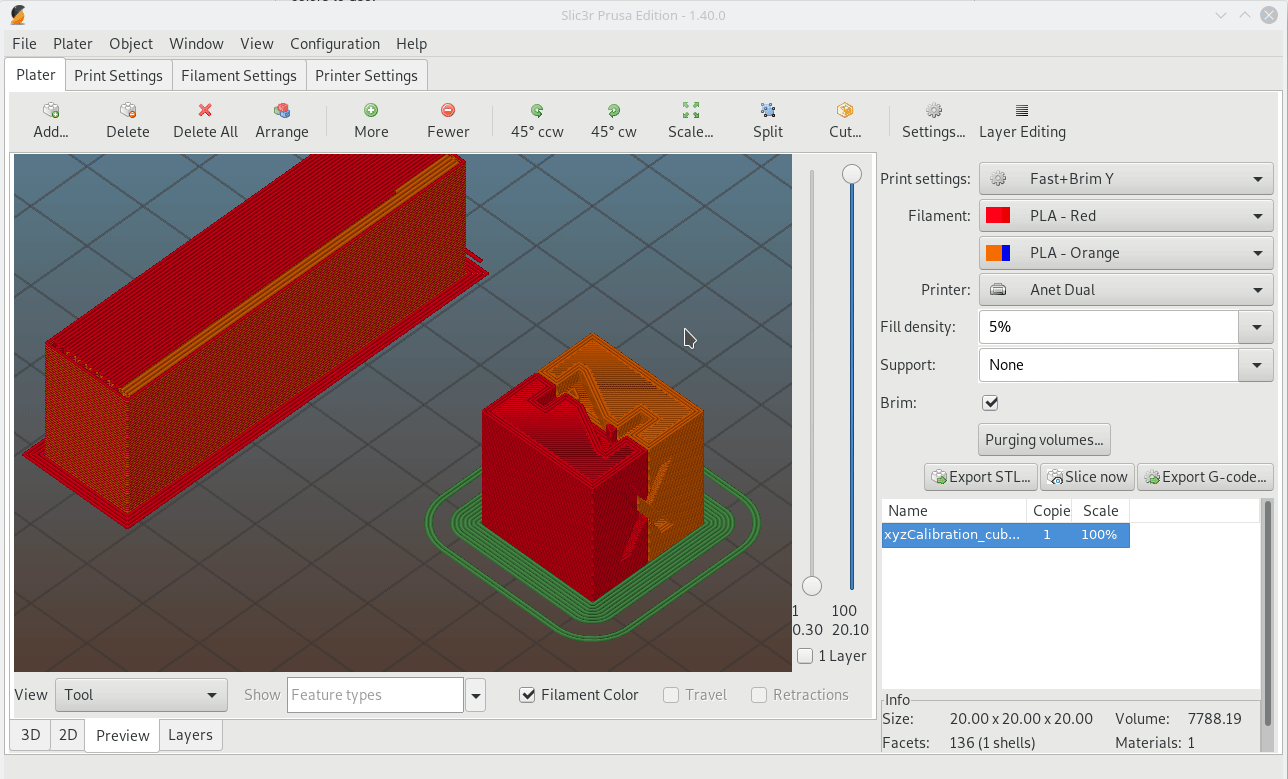 Feature Request: Allow option to use filement color in place of ...