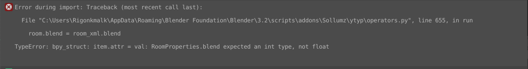 Error during YTYP import (MLO) · Issue #358 · Sollumz/Sollumz · GitHub