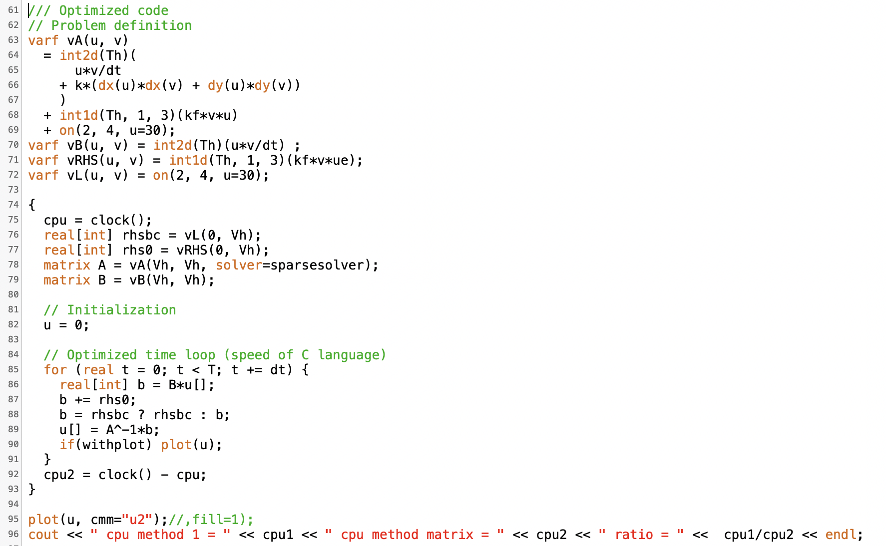 GitHub - chibaf/heat_equation-freefem: heat equation - solving initial ...