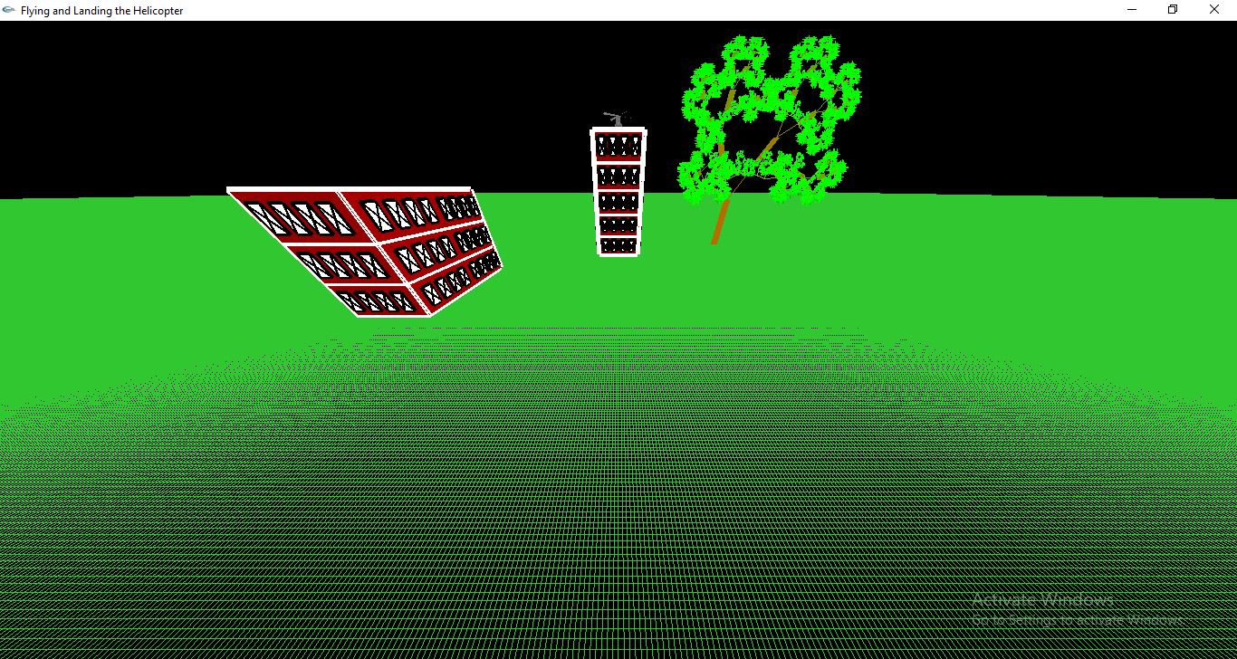 GitHub - 13Erandi05/Simulation-of-Helicopter: Computer Graphic mini project
