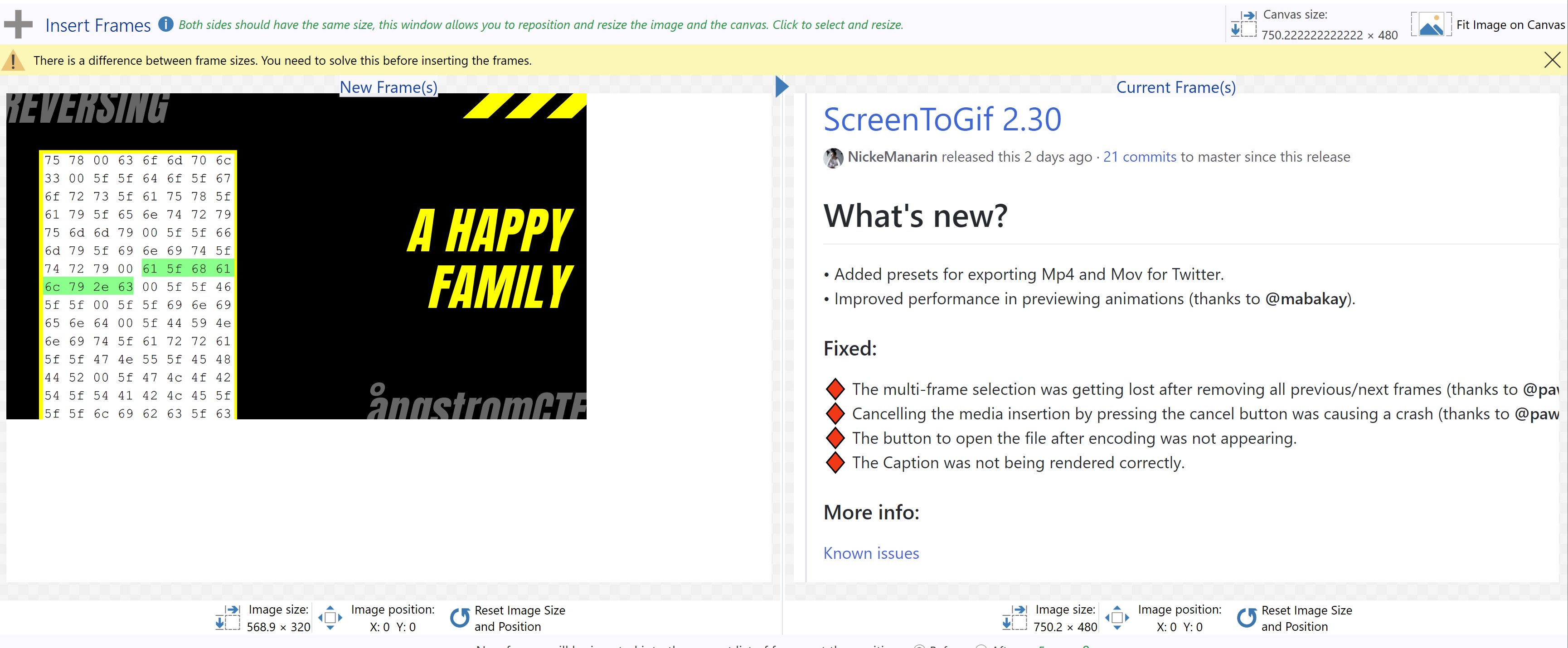 Weird behavior when importing an image · Issue #882 · NickeManarin/ScreenToGif · GitHub
