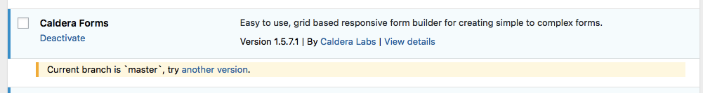 GitHub Updater not working if plugin installed via w.org · Issue #2115 · CalderaWP/Caldera-Forms ...