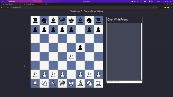 Github Ayush03devvirtual Chess A Web Based Chess Game Application Which Allows Players To 