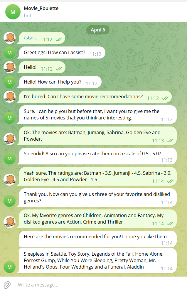 GitHub - dpnraj/Movie-Recommender-Chatbot