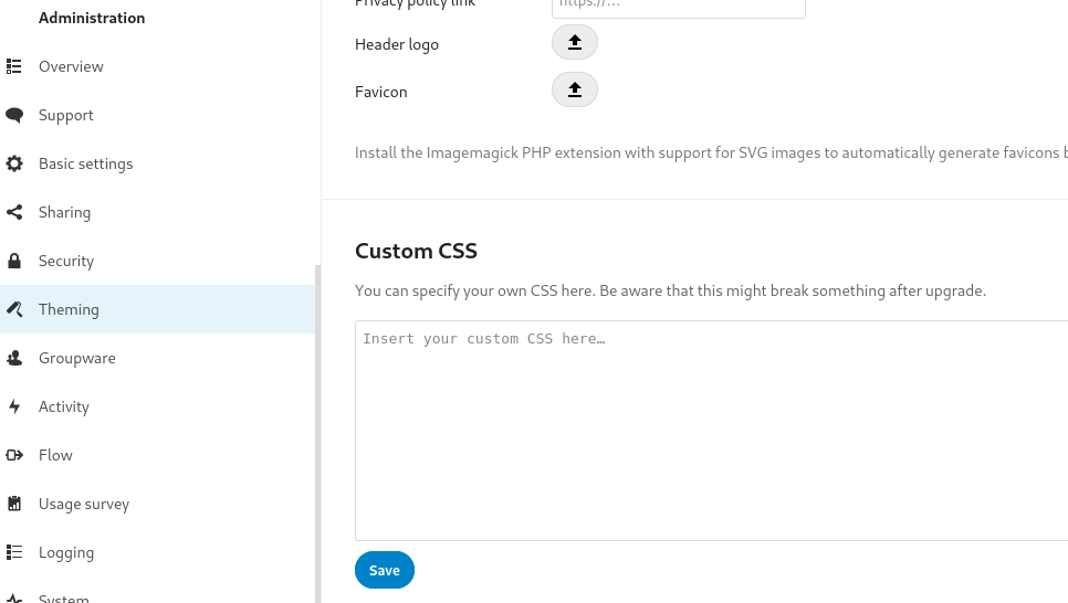 Where are the settings? · Issue #19 · nextcloud/theming_customcss · GitHub