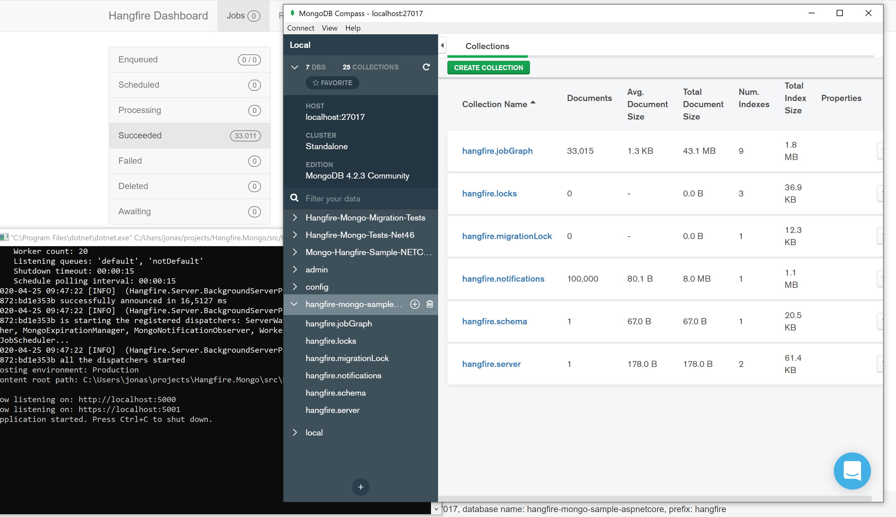 Error Observing Hangfirenotifications For Mongodb As Storage · Issue 233 · Gottscjhangfire