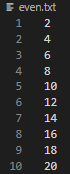 GitHub - laivwxyz/Even_and_odd_numbers_file_reader: OOP - Python _ Programming Exercises 1