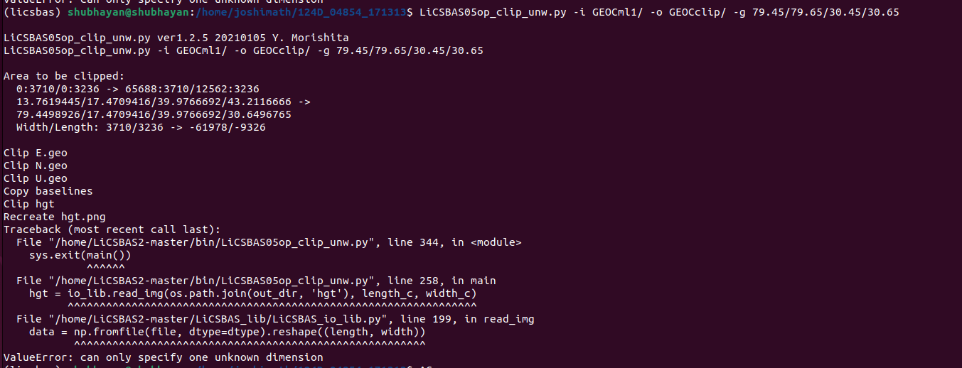 How to solve this issue ? · Issue #285 · yumorishita/LiCSBAS · GitHub