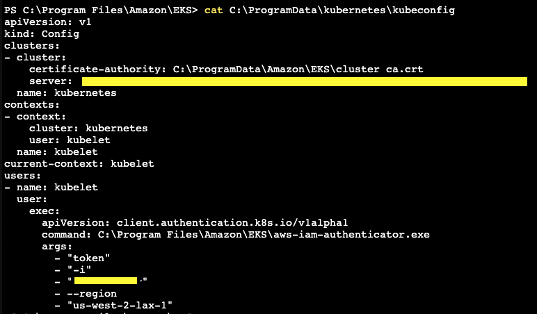 [EKS] [request]: BUG: Windows Nodes fail to join cluster from the US-WEST-2 LAX Local Zones ...