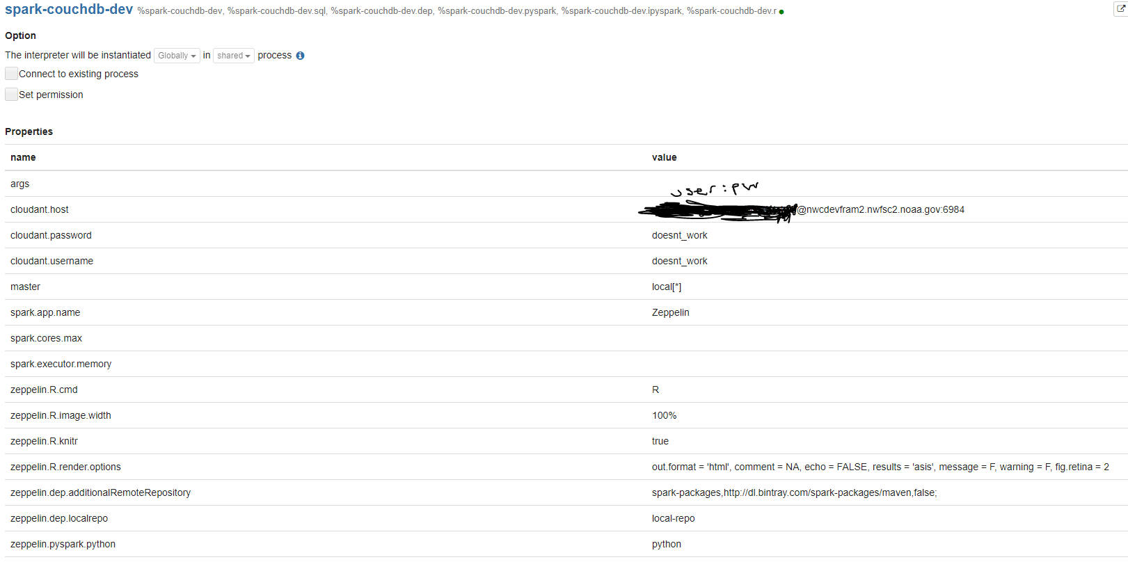 Configure SparkSession that connects directly to CouchDB · Issue #1284 · nwfsc-fram/boatnet · GitHub