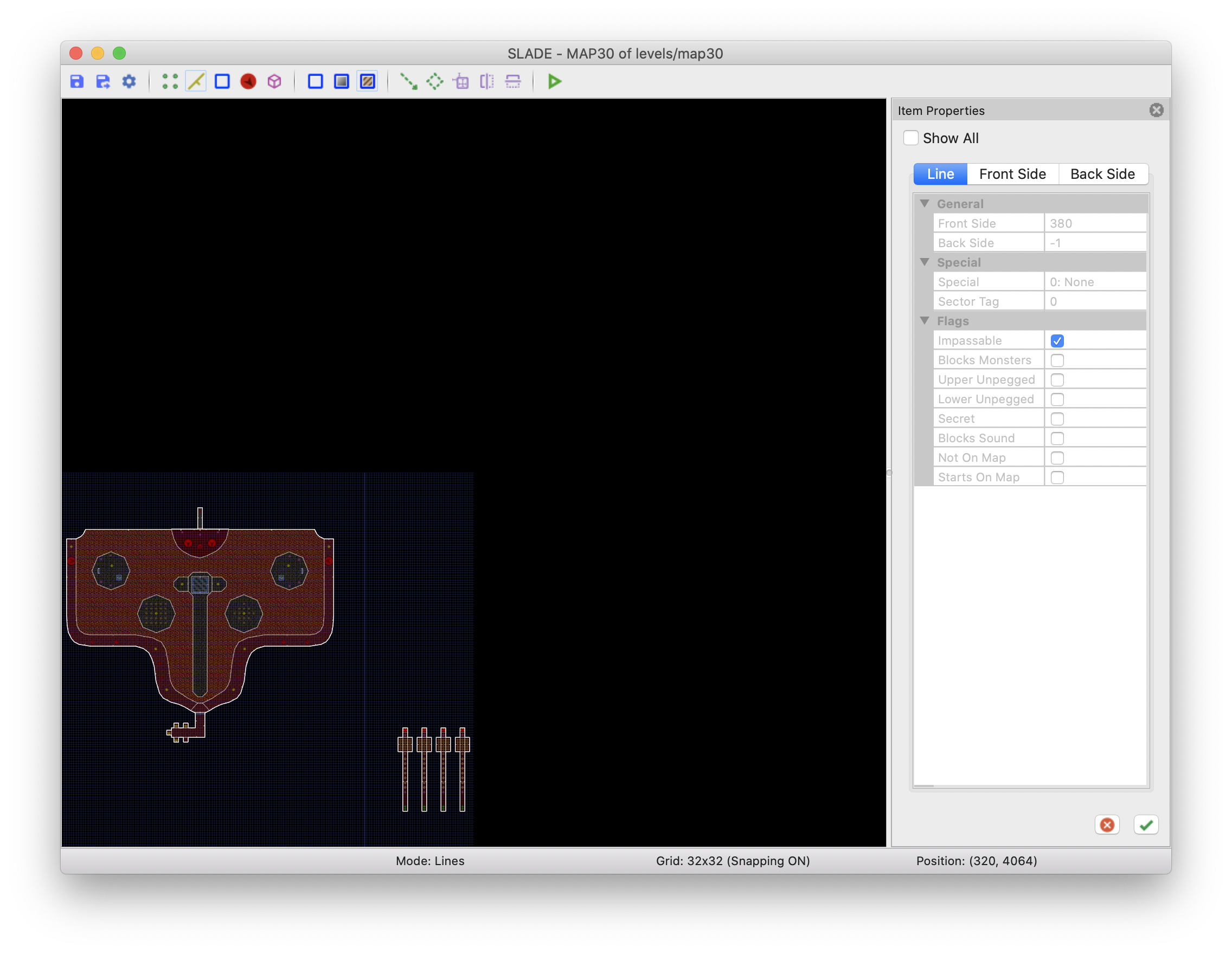 Map view on macOS is 1/4th its proper size · Issue #1195 · sirjuddington/SLADE · GitHub