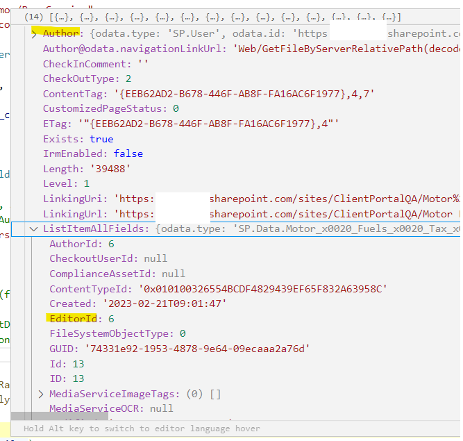 Files/Folders not returning a value for Editor when using expand · Issue #2583 · pnp/pnpjs · GitHub
