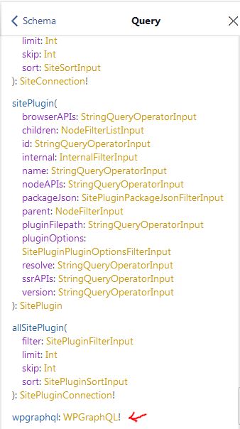 Missing Type Wpgraphql · Issue 22685 · Gatsbyjsgatsby · Github