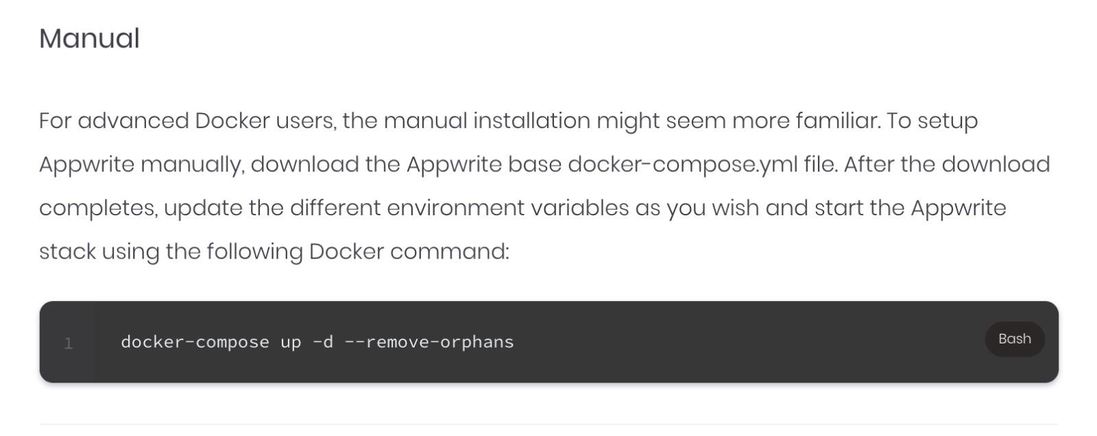 Finetuning docker-compose.yml · Issue #767 · appwrite/appwrite · GitHub
