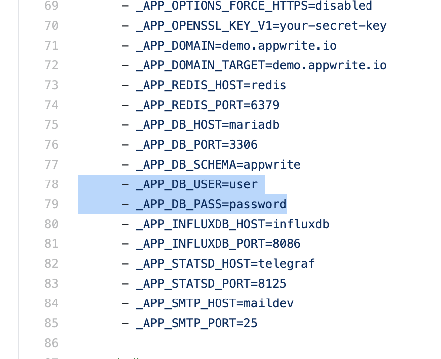 mariadb connection refused on user registration · Issue #393 · appwrite/appwrite · GitHub