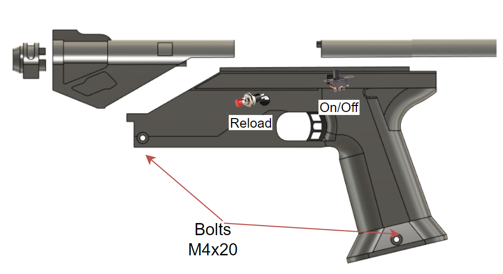 GitHub - DreamShapr/Blaster-V3: Files and tutorial for 3d printed ...