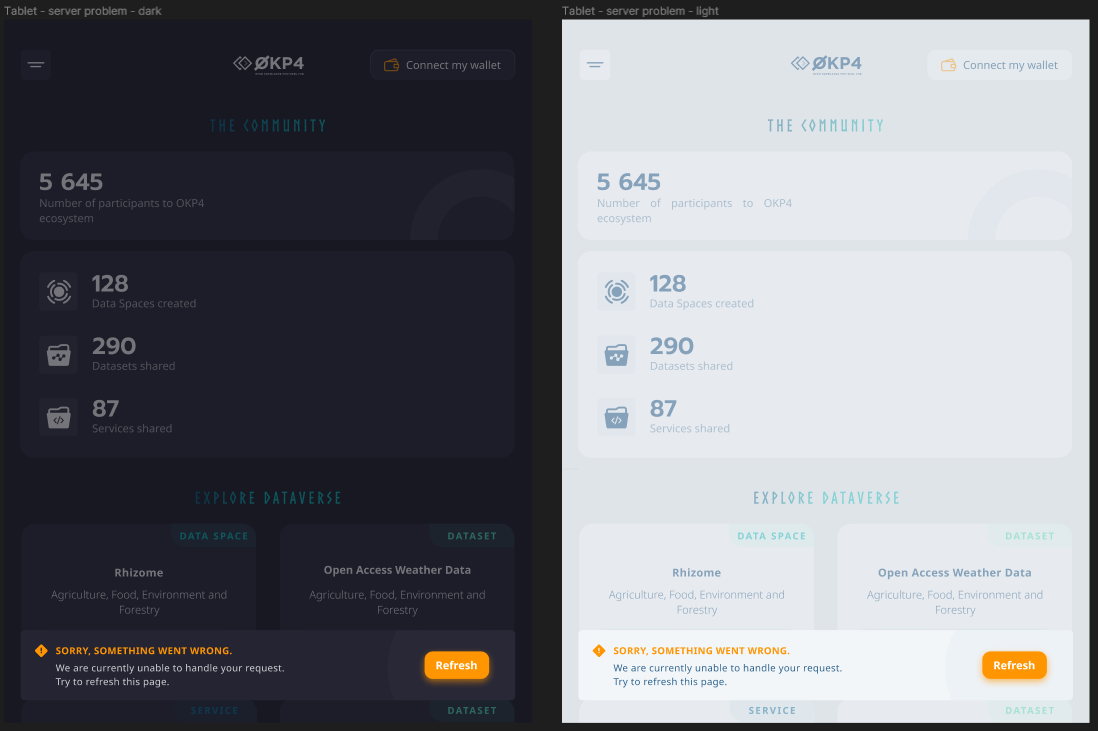 [Error] - Server problem · Issue #172 · okp4/dataverse-portal · GitHub